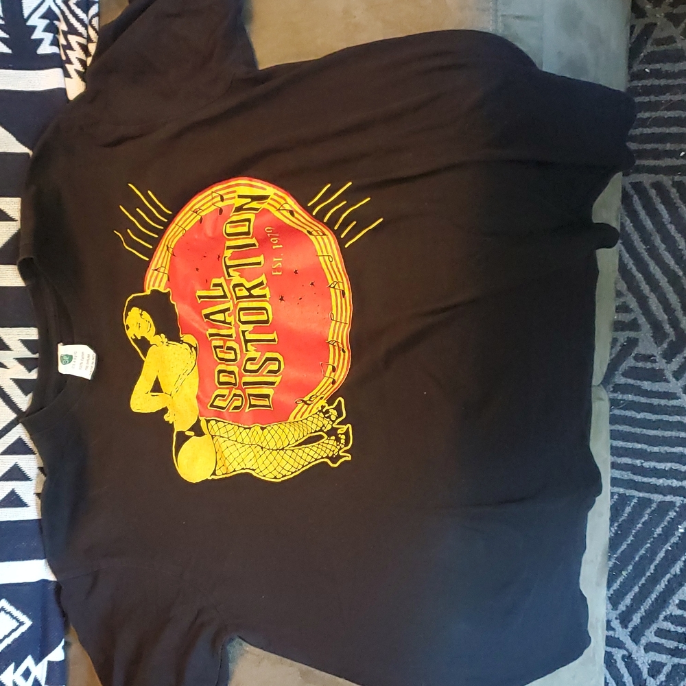 Social Distortion Rockabilly/Punk Tshirt-Xl - Gem